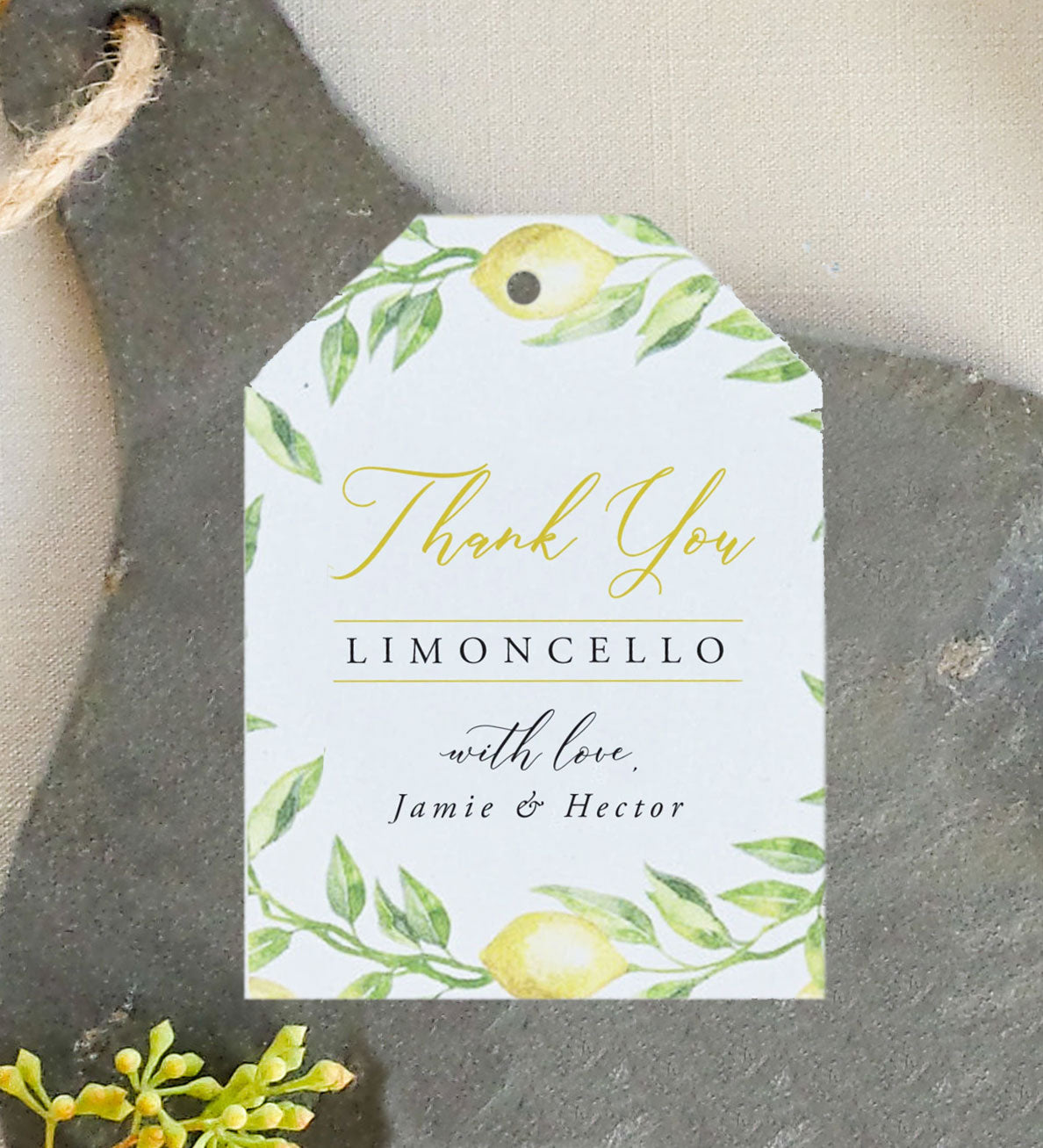 Print Tags For Wedding Favors