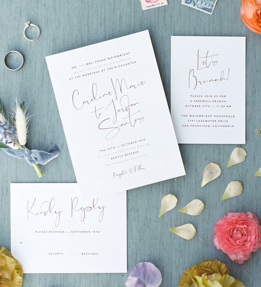 Customizable Wedding Invitation | Classic & Timeless