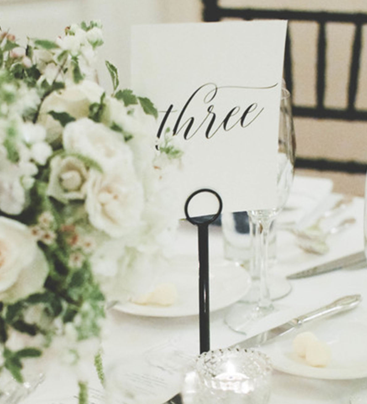 Wedding Table Number | Table Number Cards